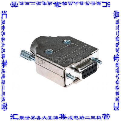 MHDM9-DB9S-K 连接器9POS后壳180度屏蔽银