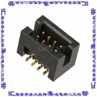 20021221-00108D4LF 针座连接器8POS接头2排1.27mm公形插针表贴SM