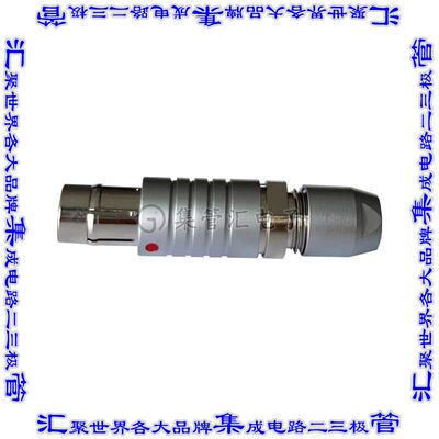 MMI-M0P104S52-IP68 圆形连接器4POS插头公引脚焊杯镀金自由悬挂