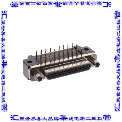 MDM-37PCBRM7-A174-F222 连接器37POS插头公引脚2排D-TYPE型面板