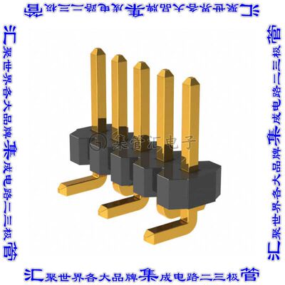 GRPB051VWTC-RC 针座连接器5POS接头1.27mm公形插针表贴SMD镀金