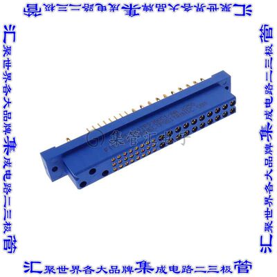 PCIH47F9300C1/AA 背板连接器47POS插座母插口通孔蓝色