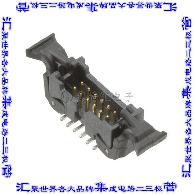 45212-220230 针座连接器12POS接头2排1.27mm公形插针表贴SMD镀金