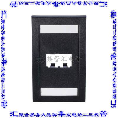 CFPE2BLY 接插件连接器FACEPLATE, 2 PORT, SINGLE GANG,