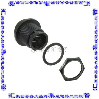 DCP-USBNB-MNHD 连接器USB-miniB插座5POS USB 2.0通孔