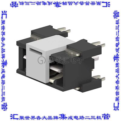 2042274-1 背板连接器2POS接头公型刀片通孔黑色