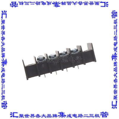 430111-04-0 端子块连接器4电路隔板接线座11.12mm螺钉