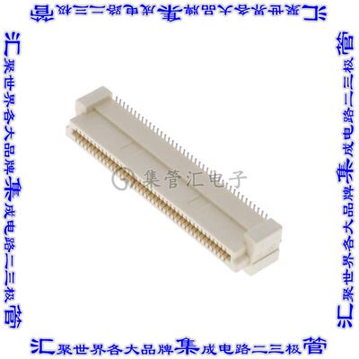 10139781-082402LF 板对板连接器80POS插座外罩触点2排0.8mm表贴S