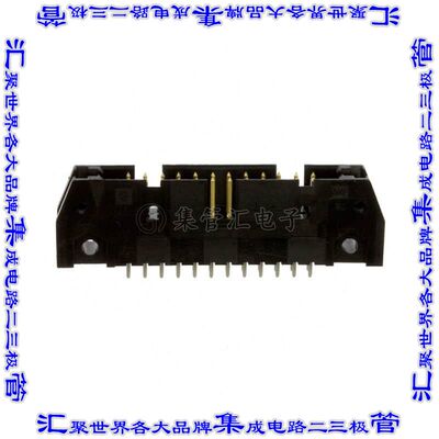 5102153-5 针座连接器24POS接头2排2.54mm公形插针通孔直针镀金
