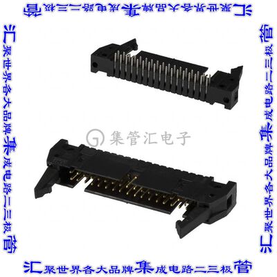 5499141-8 针座连接器34POS接头2排2.54mm公形插针通孔直角镀金