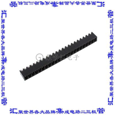 2-2342078-3 端子块连接器23POS接头公引脚带罩3.81mm黑色垂直通