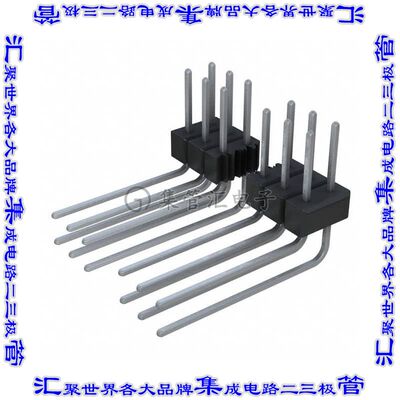 PEC17DBEN 针座连接器34POS分离式2排2.54mm公形插针通孔直角锡