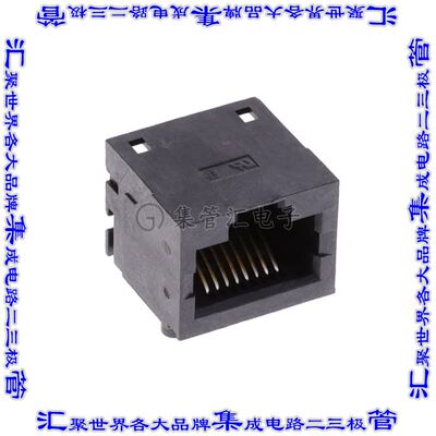 RJSSE508001T 接插件连接器CONN MOD JACK 8P8C R/A UNSHLD