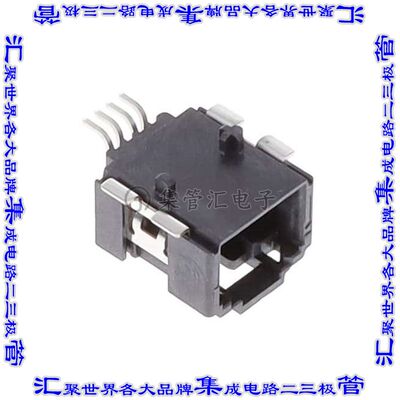 10142344-104KLF 针座连接器4POS接头2排2.54mm公形插针表贴SMD锡
