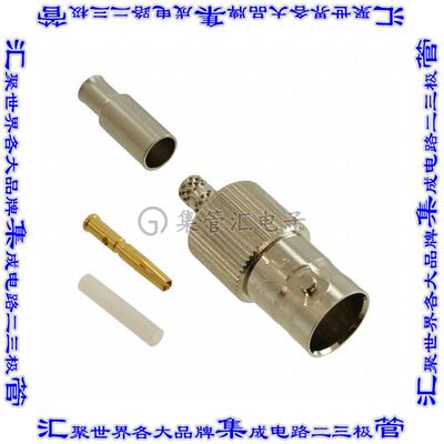 031-71014-RFX 同轴连接器BNC插孔母形插口焊接75欧姆自由悬挂