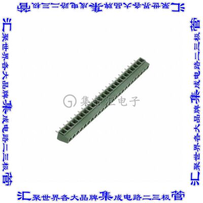 2-282837-4 线对板连接器24POS接线端子5.08mm通孔水平带板