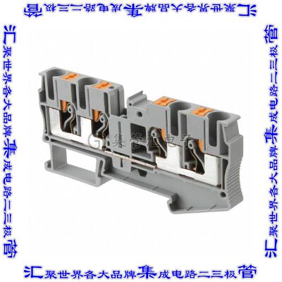 3212934 端子块连接器4POS馈通式8.2mm灰色8-20AWG