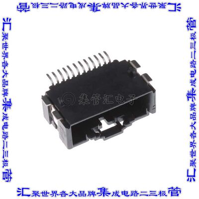 10142344-112KLF 针座连接器12POS接头2排2.54mm公形插针表贴SMD