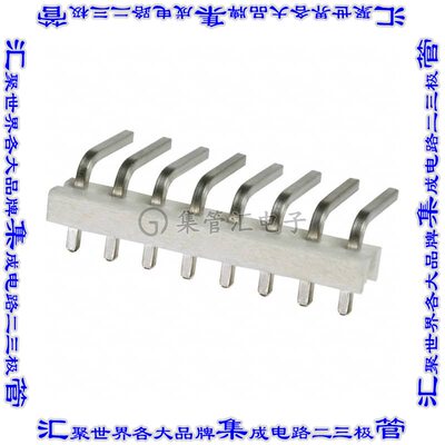 640385-8 针座连接器8POS接头3.96mm公形插针通孔直角锡