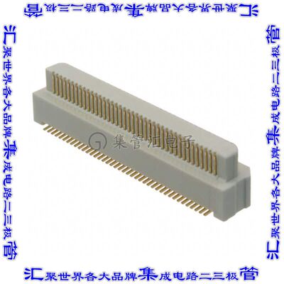 AXK6S20637YG 板对板连接器20POS接头外罩触点2排0.5mm表贴SMD镀