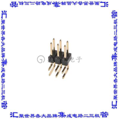 10129382-906002BLF 针座连接器6POS可切割2排2.54mm公形插针通孔