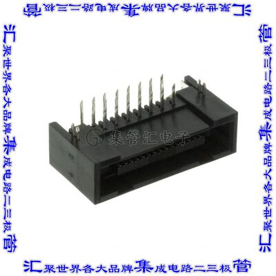 TX25-30P-LT-H1E 板对板连接器30POS插头中央触点带2排1.27mm通孔