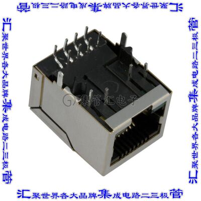 J0011D01BNL 接插件连接器CONN JACK 1PORT 100 BASE-TX PCB