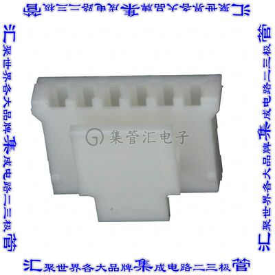 1735447-6 矩形连接器外壳6POS插座2mm母形插口天然色自由悬挂