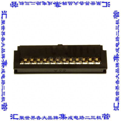 SFH41-PPPB-D25-ID-BK 矩形连接器50POS接头2排1.27mm母插口黑色I