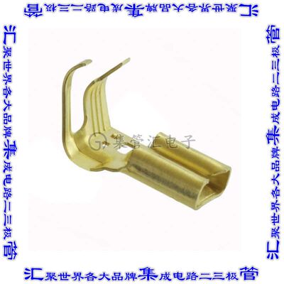 63748-1 快速连接器端子母头4.75mm压接16-20AWG