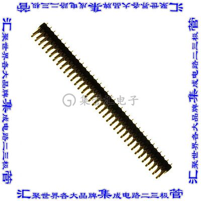 818-22-072-10-005101 弹簧式连接器72POS活塞型2排2.54mm通孔镀