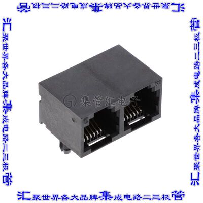 RJE0166002 接插件连接器CONN MOD JACK 6P6C R/A UNSHLD