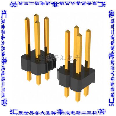 PRPC009DFAN-RC 针座连接器18POS分离式2排2.54mm公形插针通孔直