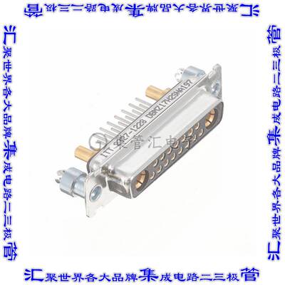 DBMZ-17H2S-N-A197 连接器17(15+2电源)插座母插口2排D-Sub组合式