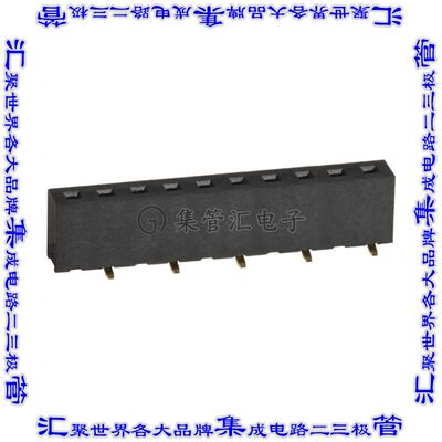 NPPN101BFLC-RC 针座连接器10POS插座2mm母形插口表贴SMD镀金