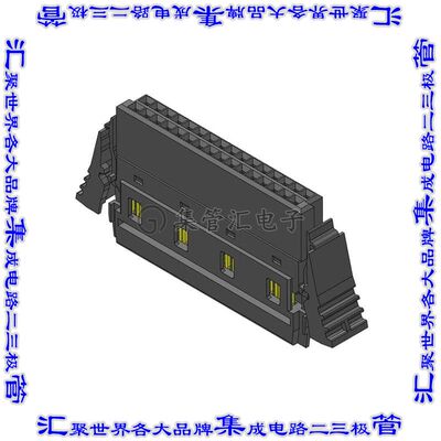 CQEA217-1677A002C1SB 矩形连接器32POS插座2排1.27mm母插口黑色I