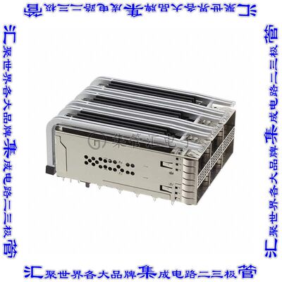 2299924-5 插拔式连接器228(38x6)插座集成(2x3)ZQSFP+通孔直角压