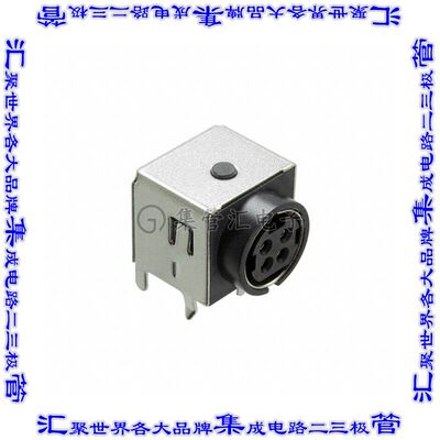 KPJXHT-4S-S 圆形连接器4(电源)插孔母插口焊接锡通孔直角