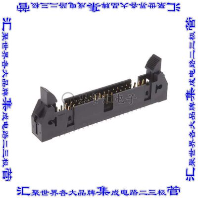 65863-201LF 针座连接器40POS接头2排2.54mm公形插针通孔直针镀金