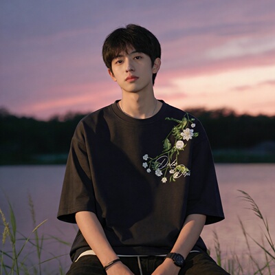 DUKE+DEXTER圆领潮牌重磅痞帅T恤