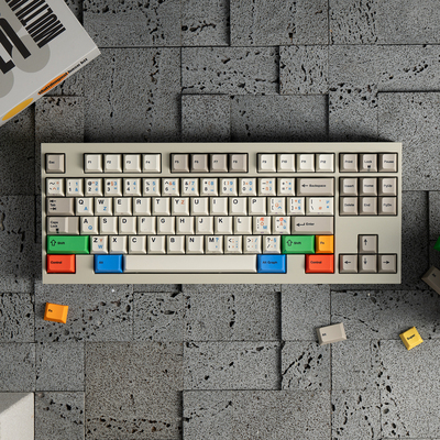 PBTfans Doppelganger Multilingual复古多语种热升华键帽pbt原厂