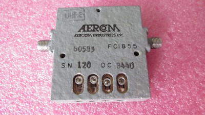 美国进口AERCOM 60583 SMA 6.7GHz 射频微波 带通滤波器