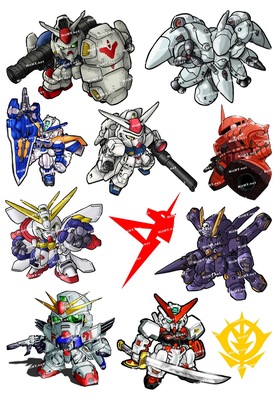 大号高达gundam卡通动漫贴纸