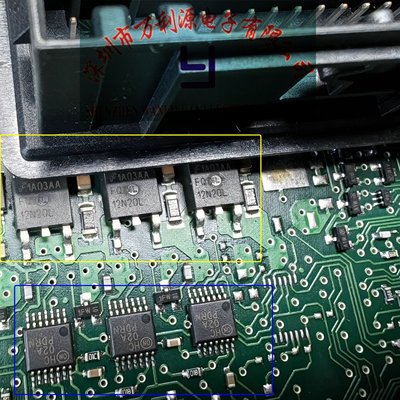 奥迪J393模块03284对地短路