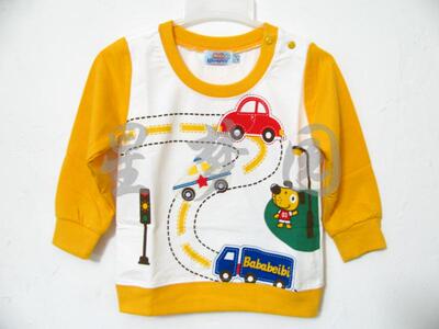 长袖纯棉男童卫衣T恤清货特价