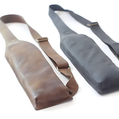 现货 超个性实用 单肩包真皮通勤男小背包 以色列纯手工 RFID保护