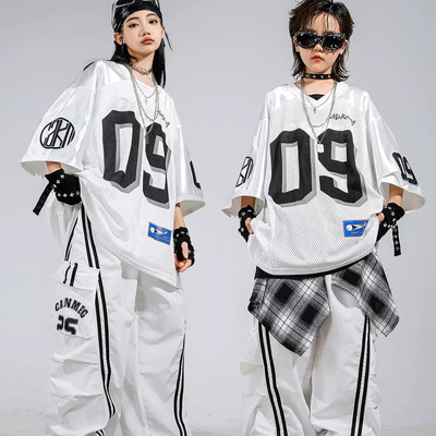 男女童嘻哈爵士舞走秀演出服