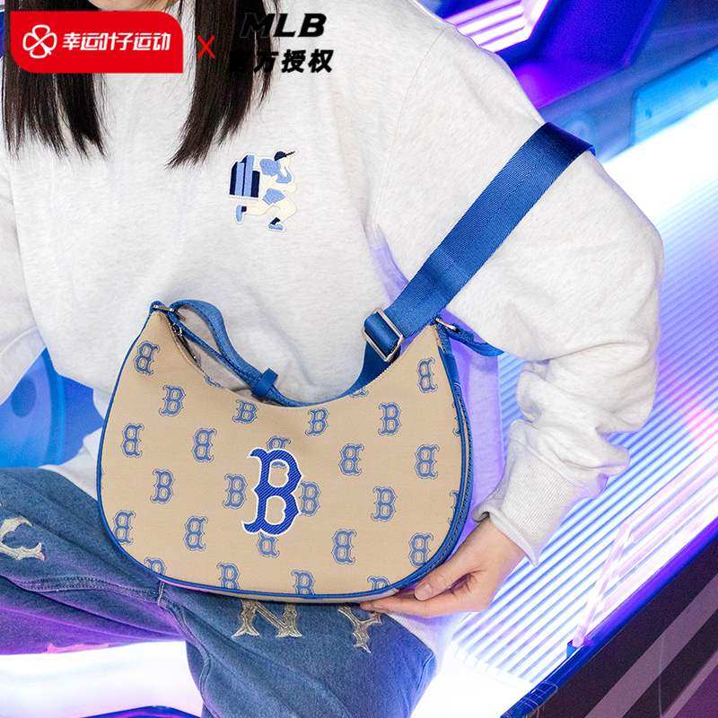 MLB腋下包女包2023夏季新款运动包时尚复古挎包拎包3ABQL023N_虎窝淘