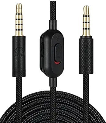 Logitech罗技G433耳机线 G233 Gprox适用 3.5mm调控2米编织转接线
