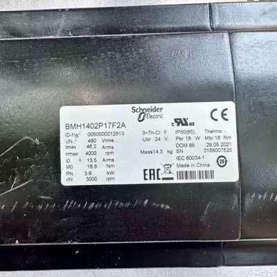 售前咨询3.9KW伺服马达BMH1402P17F2A实议价